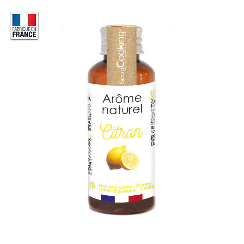 Arôme Naturel citron - Arôme liquide de Citron - Scrapcooking