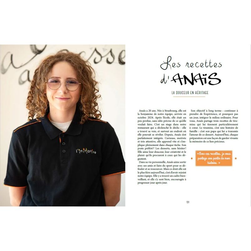 L'Initiative : Recettes et histoires de vie - Nicolas Jamain - Livre