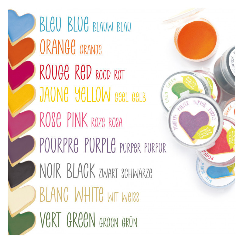 Colorants Alimentaires Naturels en poudre - Colorant orgine naturelle ...